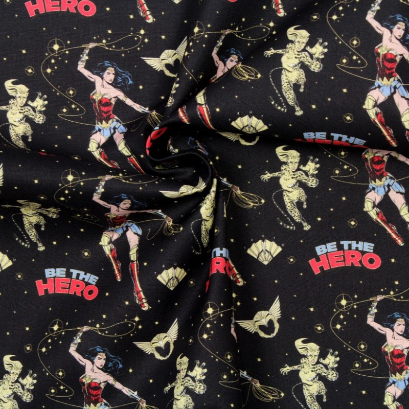 Tissu Wonder Woman - Mes petits cotons by Paulo